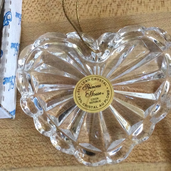 Princess House | Holiday | New Princess House Heart Ornament Crystal ...